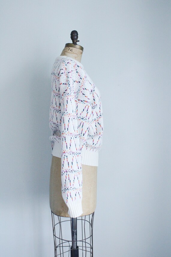 Retro 1990's Christopher Michael Cream Ranbow Flecked… - Gem