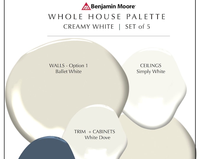 Best 5 Benjamin Moore White Paint Colors, Undertone Guide for White ...