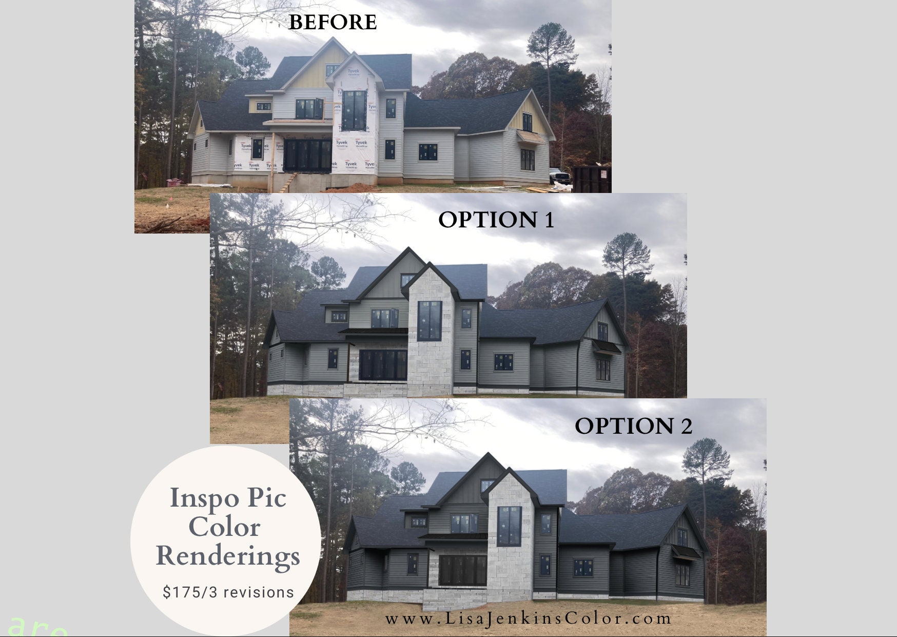 Paint Color Photoshop Rendering - 3 Palettes / 1 Image. Send Me INSPO ...