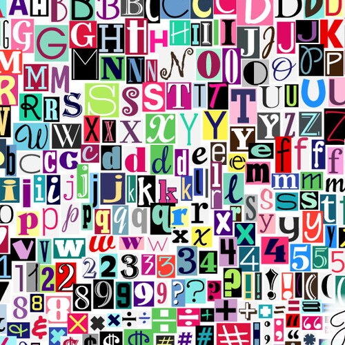 Digital Alphabet Ransom Note Magazine/print Letters Digital - Etsy