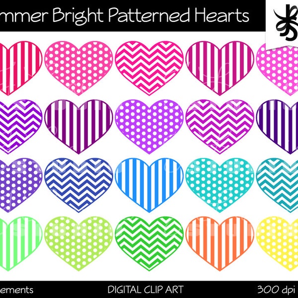 Chevron Heart - Etsy