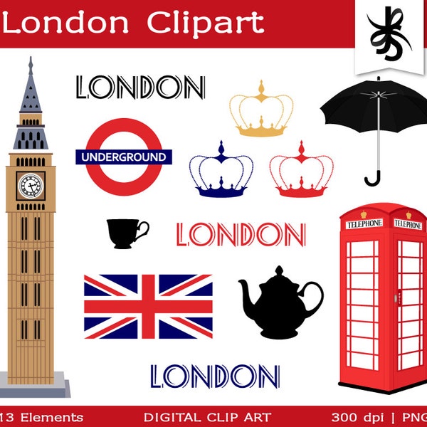 London Clip Art - Etsy