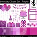 Birthday Clipart & Digital Paper | Etsy