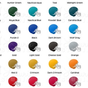 Football Team-digital Clipart-commercial Use-field-jersey-helmet-team ...