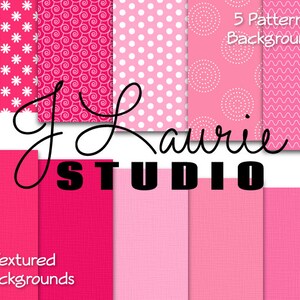 Birthday Clipart & Digital Paper Set-pink-girl-celebration-party ...