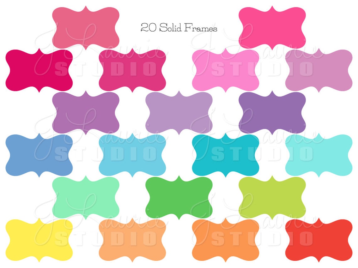 Frames-springtime-digital Clipart Frames-commercial Use-text Boxes ...