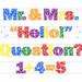 Digital Alphabet Letters Clipart Set-rainbow Pixels-pixel Letters ...