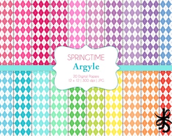 Fall Plaid-digital Scrapbook Papers-commercial Use-preppy | Etsy