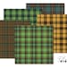 Fall Plaid-digital Scrapbook Papers-commercial Use-preppy Patterns ...