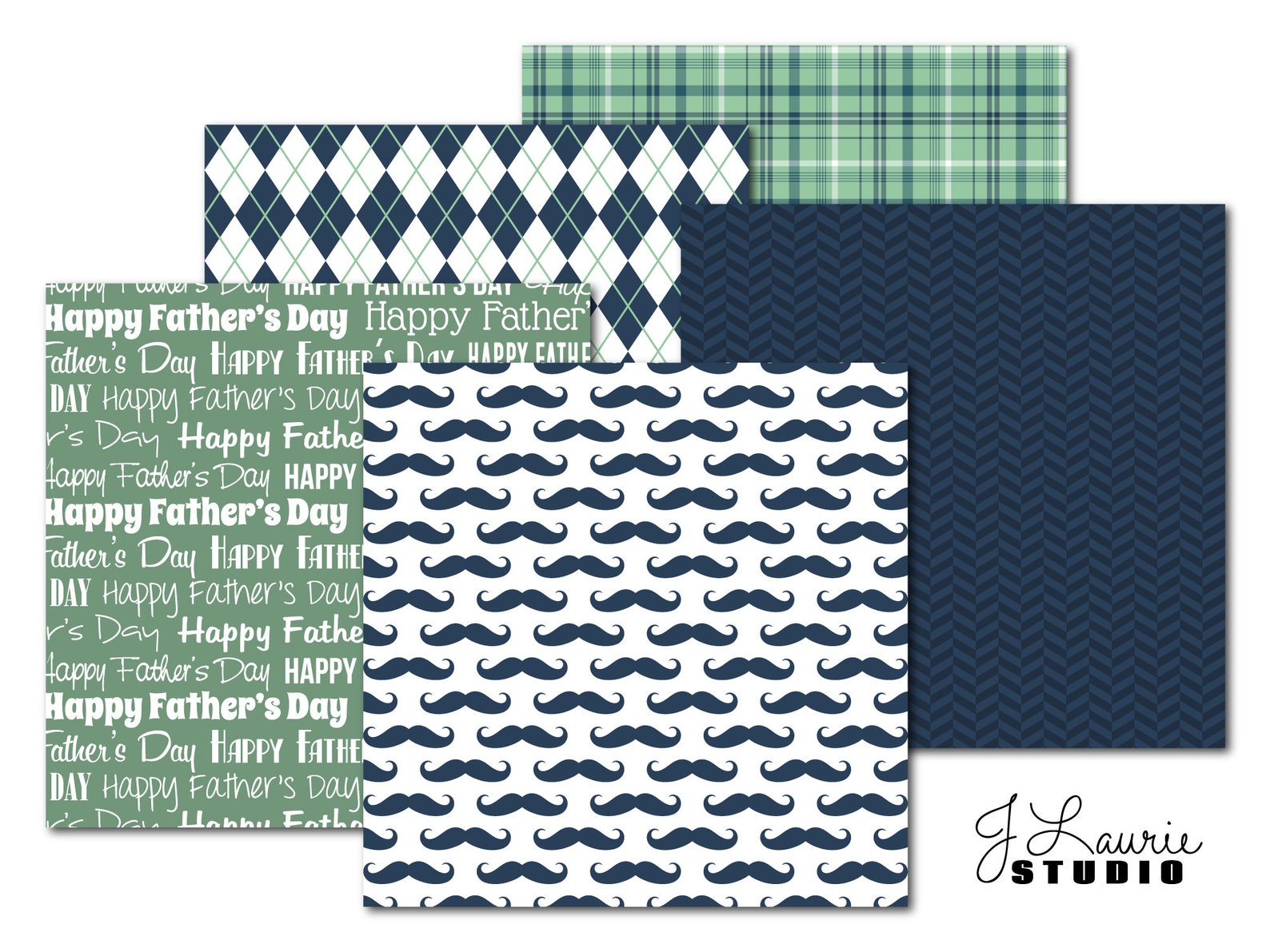 Fathers Day-digital Scrapbook Papers-commercial Use-dad-male-man ...