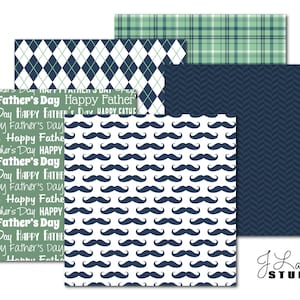 Fathers Day-digital Scrapbook Papers-commercial Use-dad-male-man ...