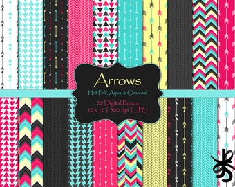 Hot Pink Aqua | Etsy