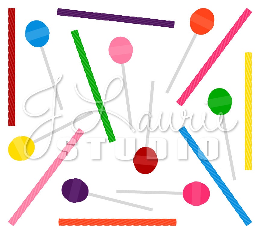 Candy Digital Clipart-candy Shop-sweet Shop-gumball Machine-candy Cane ...