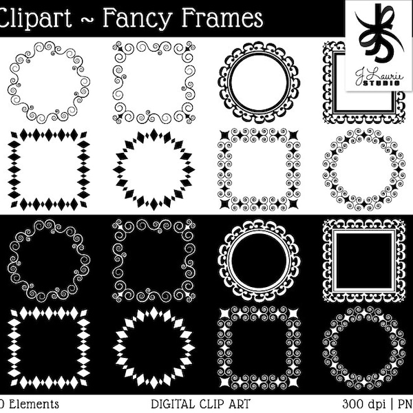 Fancy Digital Frames - Etsy