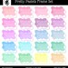 Digital Clipart Frames-pretty Pastels-frames-text Boxes-baby-borders ...