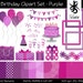 Birthday Clipart & Digital Paper | Etsy