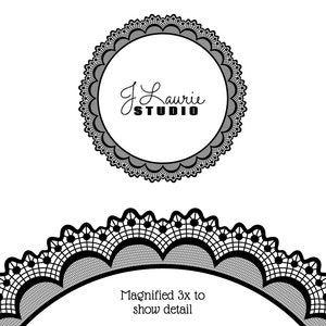 Digital Clipart Frames-lace-circles-doilies-round Frames-borders-black ...