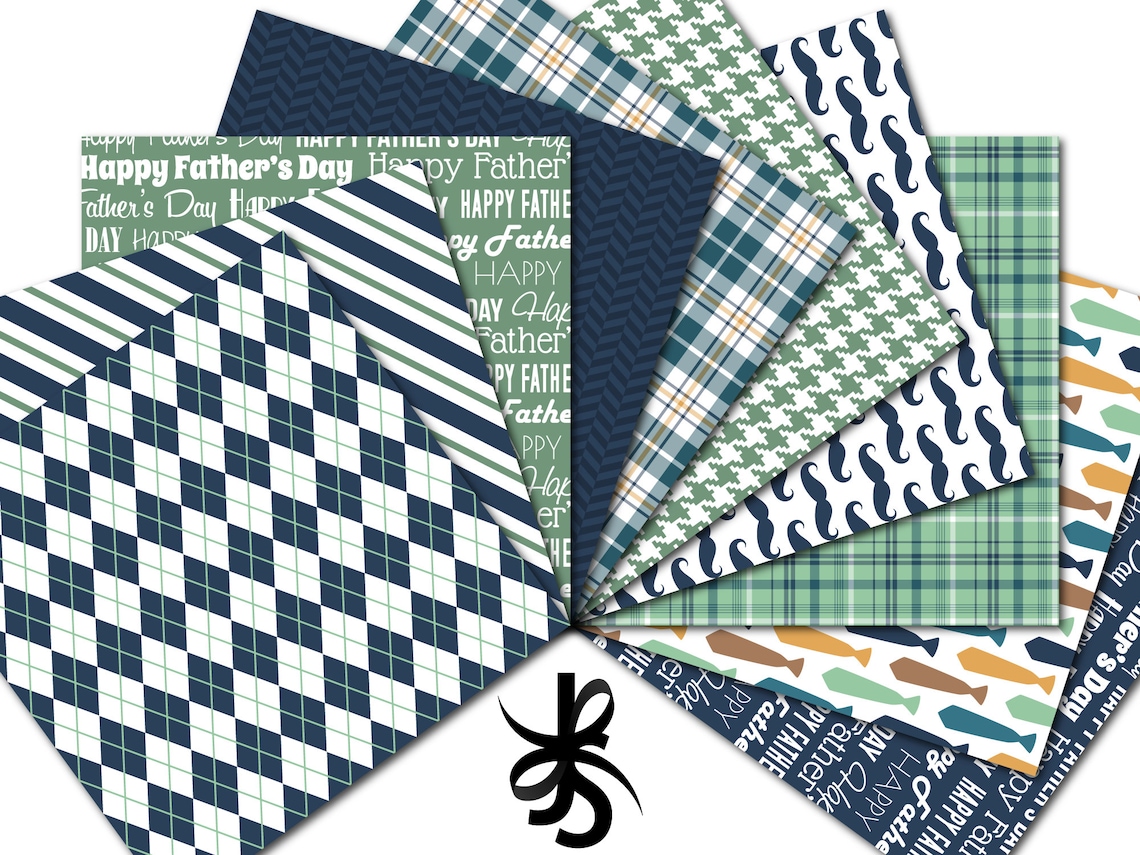 Fathers Day-digital Scrapbook Papers-commercial Use-dad-male-man ...