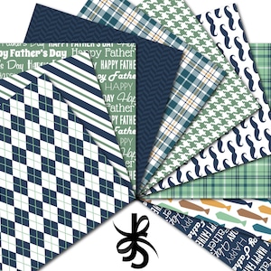 Fathers Day-digital Scrapbook Papers-commercial Use-dad-male-man ...