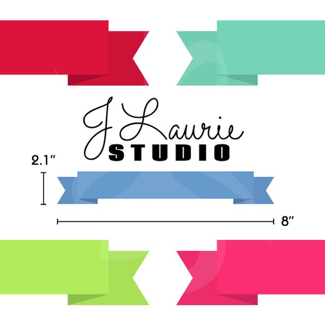 Digital Clipart Banners-colorful Banners-rainbow Pack-bright Colors-web ...