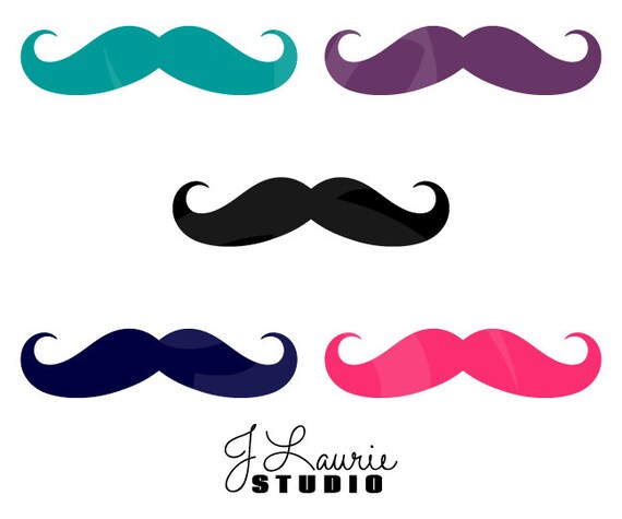 Colorful Mustaches