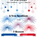 Digital Clipart & Papers-star Spangled Set-scrapbooking - Etsy