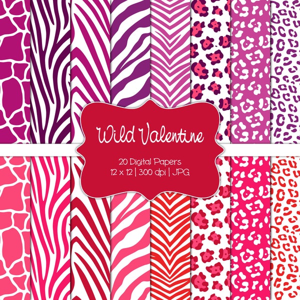 Animal Print Papers - Etsy