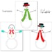 Digital Printable Activity-build a Snowman-diy Snowman-snow Clipart ...