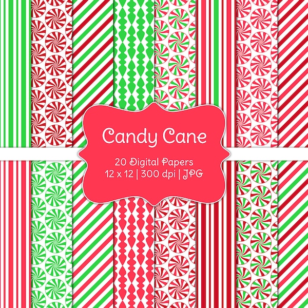 Peppermint Red - Etsy