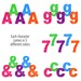 Digital Alphabet Letters Clipart Set-colorful Scribble-sketched-doodle ...