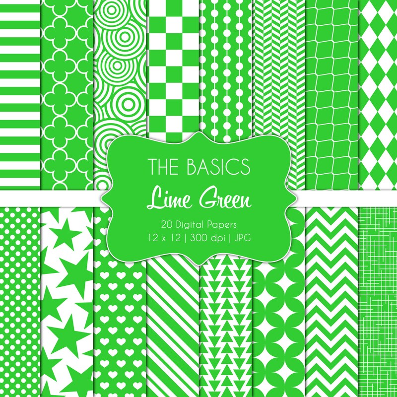 Lime Green Art - Etsy