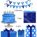 Birthday Clipart & Digital Paper Set-blue-girl-celebration-party ...