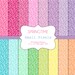 Digital Clipart-63 Colorful Digital Borders-colorful Trim-rainbow Pack ...