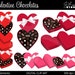Digital Clipart-valentine Chocolates-heart Box of Chocolates-valentine ...