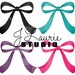 Digital Clipart-colorful Bows-clipart Bows-ribbon-digital Bows-digital ...