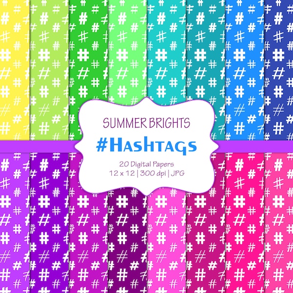 Hashtag Card - Etsy UK