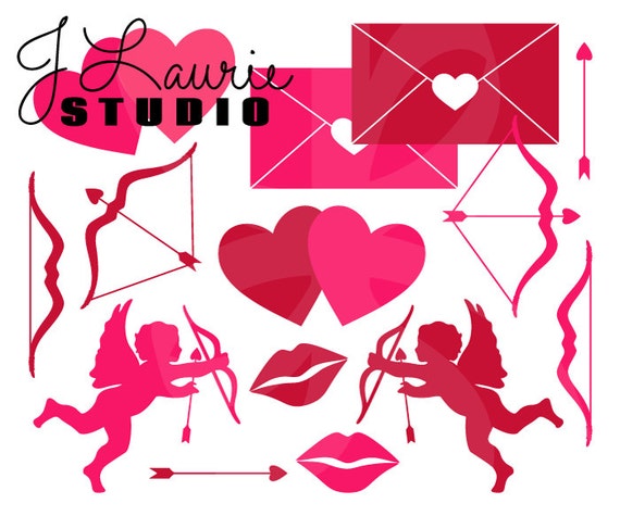 Cupido Pijl En Boog Clipart