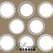 Digital Clipart Frames-lace-circles-doilies-round Frames-borders-white ...