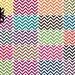 Chevron-fall Colors-digital Scrapbook Papers-commercial - Etsy