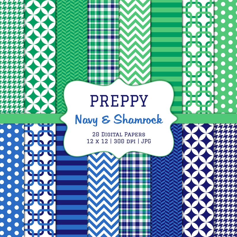 Preppy Clip Art - Etsy
