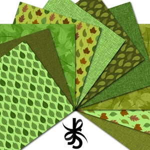 Autumn Leaves-digital Scrapbook Papers-commercial Use-fall Leaves ...