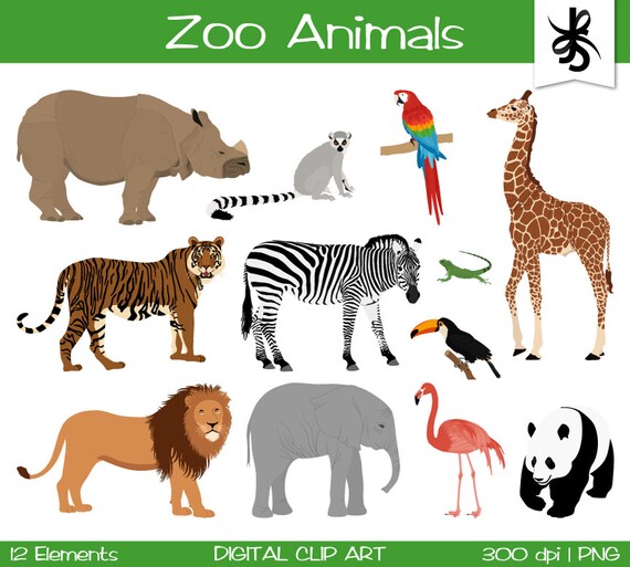 Zoo Animals Clip Art