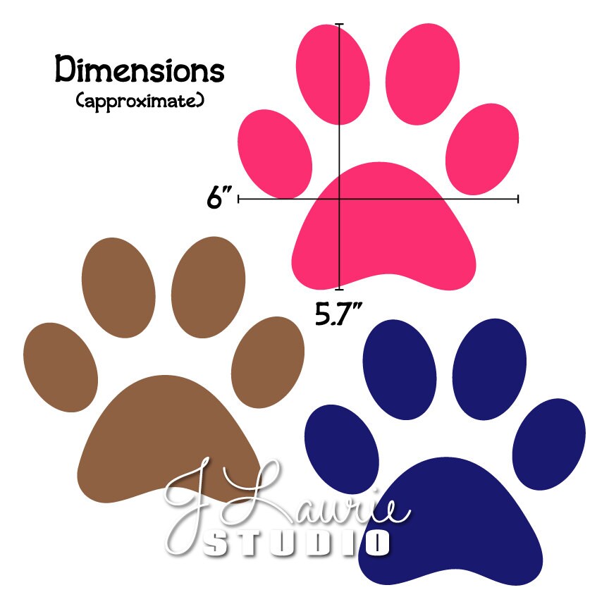 Digital Clipart Pet Paws-Cat Paw-Dog Paw-Animal | Etsy