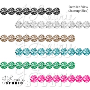 Digital Clipart-gemstone Borders-elements-jewels-digital Borders ...