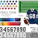 Football Team-digital Clipart-commercial Use-field-jersey-helmet-team ...