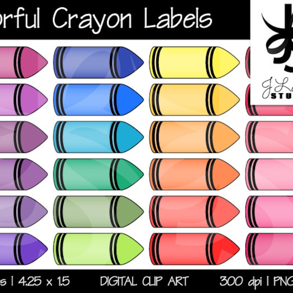 Labels Clip Art - Etsy