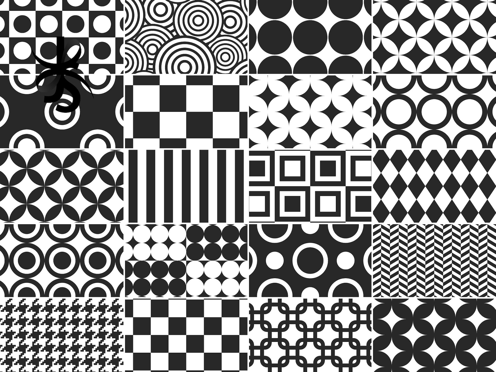 Mod Patterns-charcoal Gray-digital Scrapbook Papers-commercial - Etsy