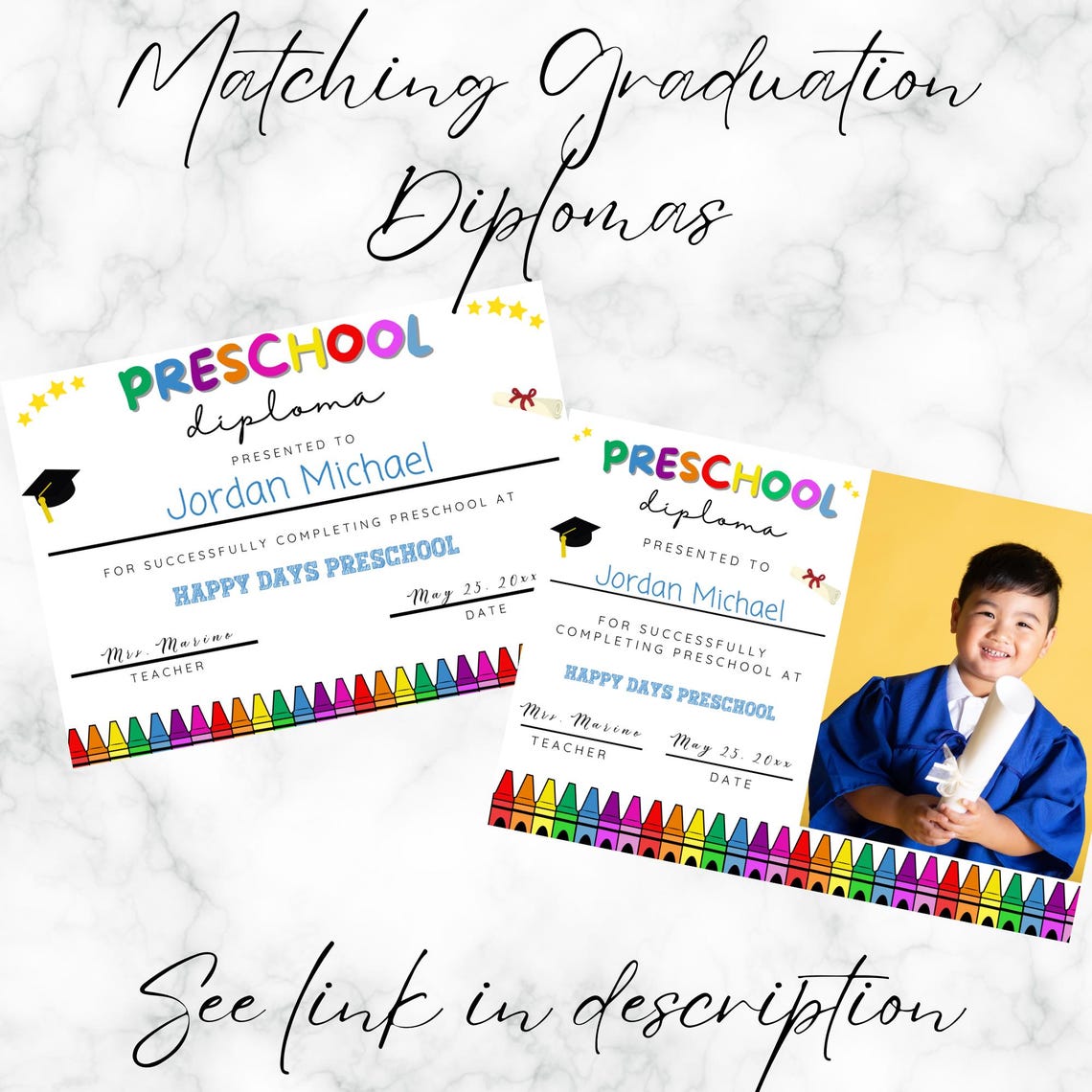 Pre-k Graduation Invitation | Preschool Ceremony | Pre-school Party ...
