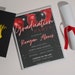 Black & Red Graduation Invite Grad Announcement Grad Party Invitations ...