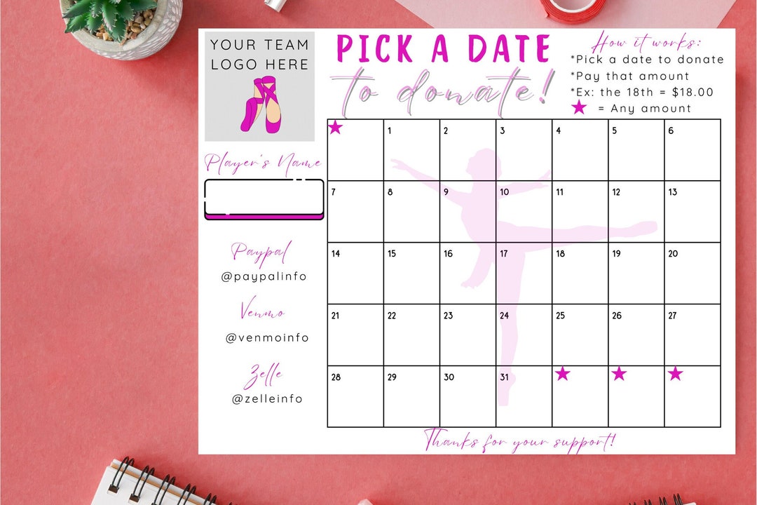 Dance Team Fundraiser, Dance Competition Fundraiser, Pick a Date ...
